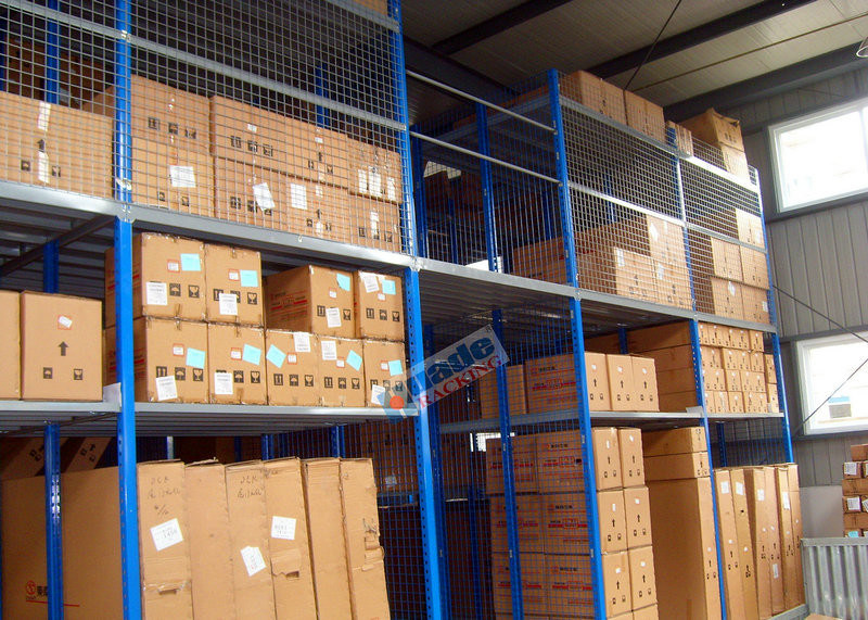 Bolted Steel Shelving Auto Parts Rack / Auto Parts Storage Q235B Steel ...