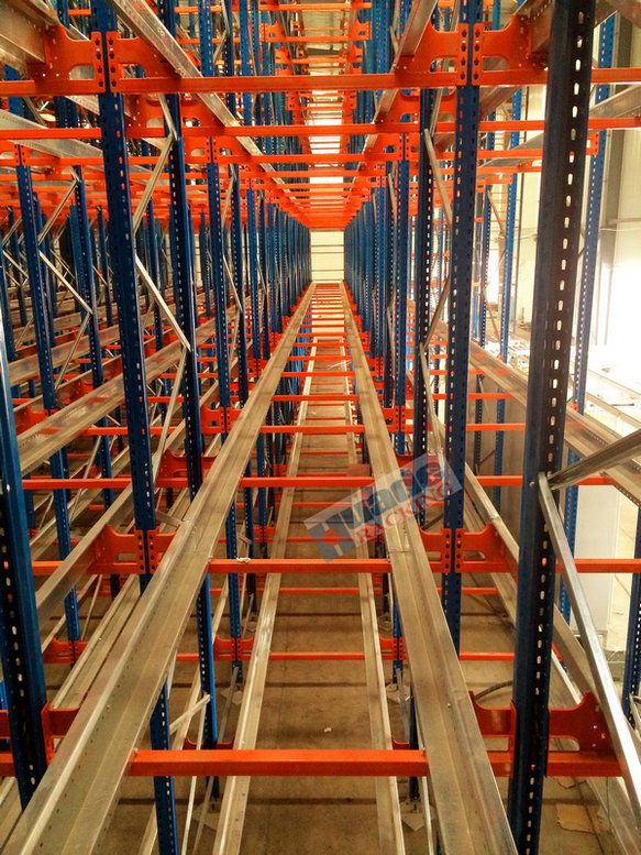 High Density Automatic Storage System , CNC Heavy Duty Pallet Racking ...