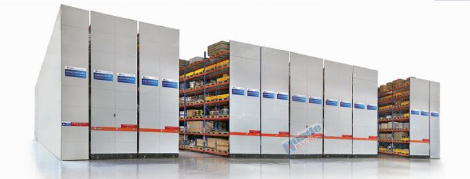 Rail Guided Mobile Storage Racks Warehouse Racking Shelves For ...