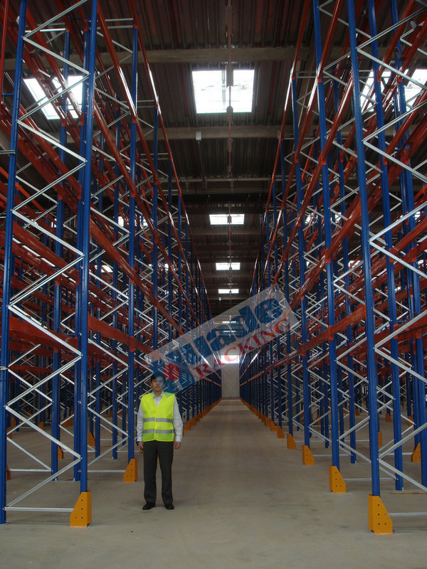 Double Deep Adjustable Warehouse Racking 500kg Per Pallet